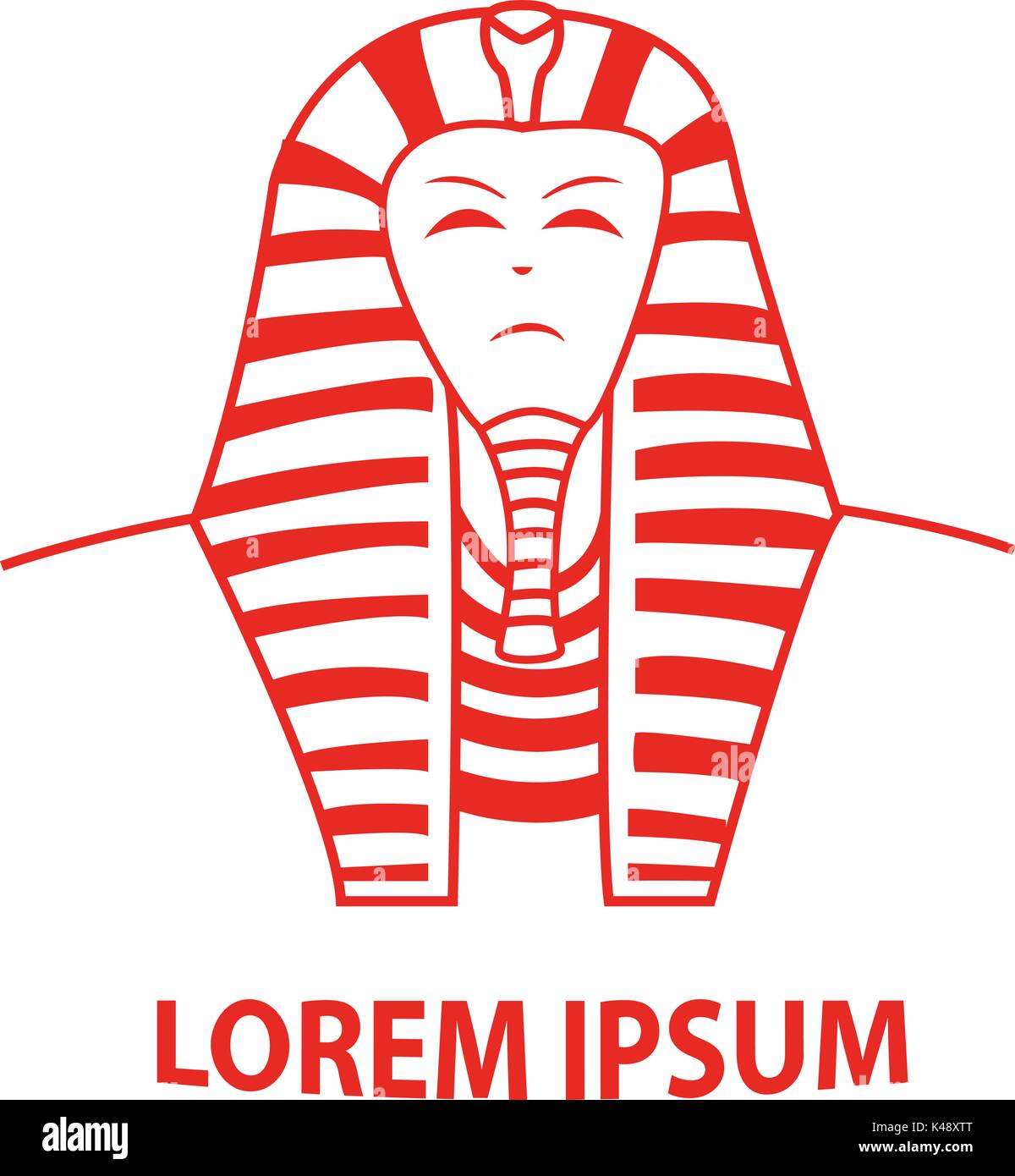 Sphinx and Egypt Pharaoh logo, vector design Stock Vector Image & Art ...