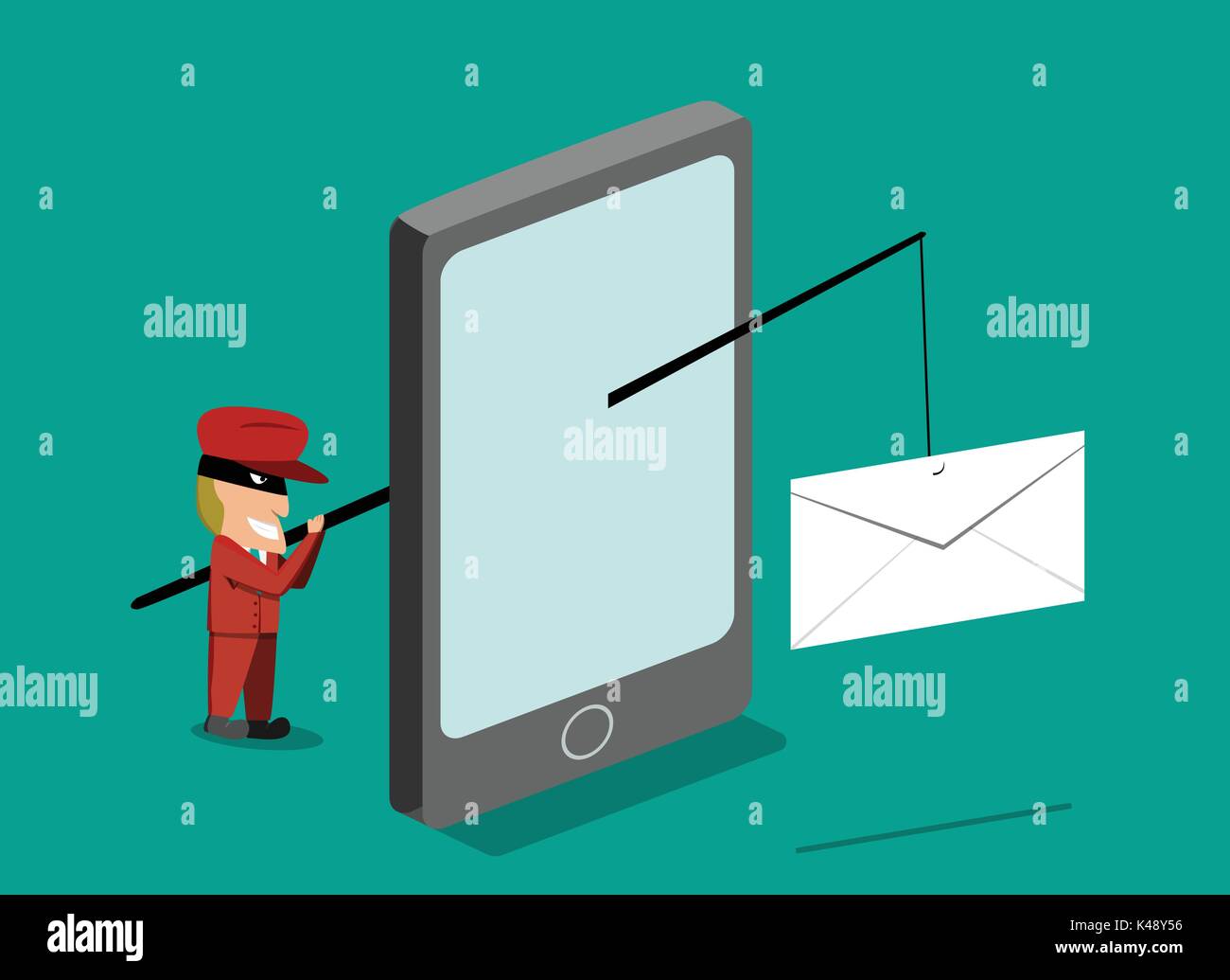 Smishing background Stock Vector Images - Alamy