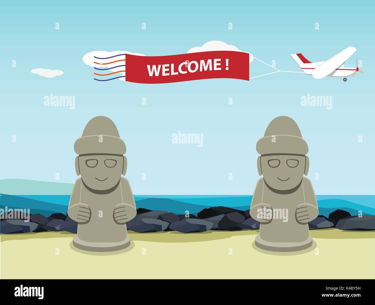 Jeju island korea dol hareubang hi-res stock photography and images - Alamy