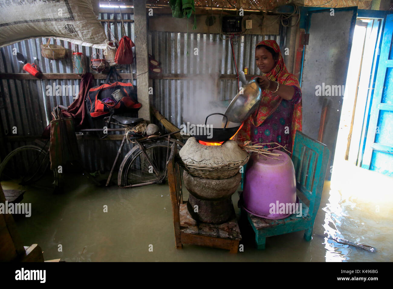 Flood damage inside house hi-res stock photography and images - Alamy