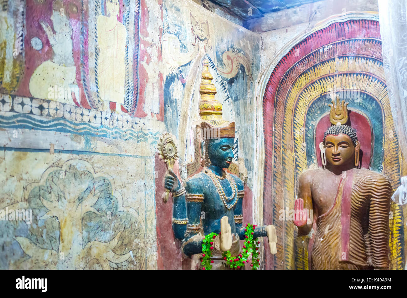 Lord vishnu at the vishnu shrine hi-res stock photography and images ...