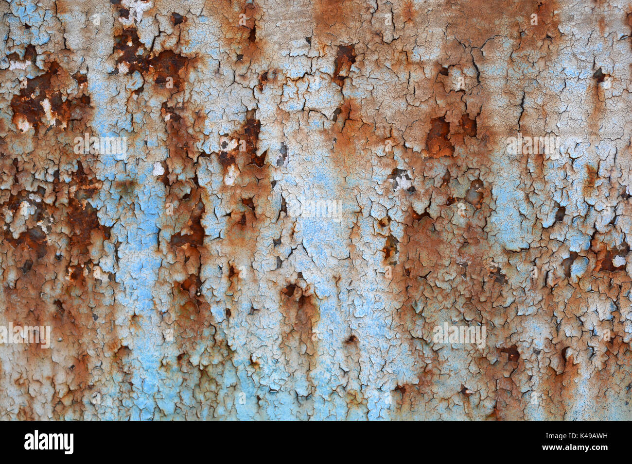 Close up of texture of old cracked rusted painted door Stock Photo - Alamy