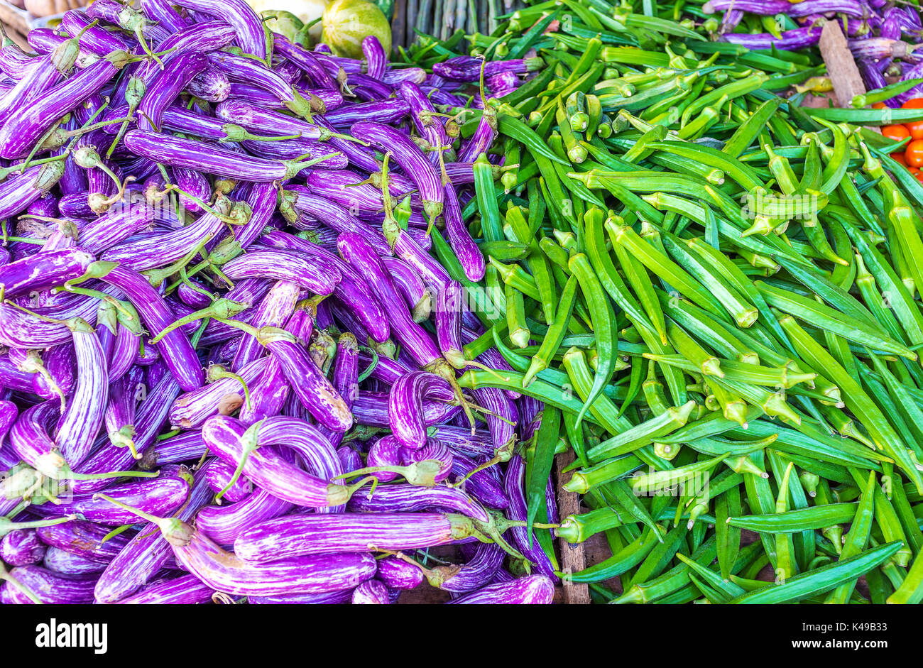 The farmer roadside stall in Kuda Oya district offers variety of ...