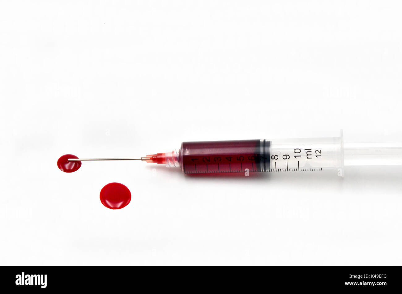 Blood donation syringe icon hi-res stock photography and images - Alamy