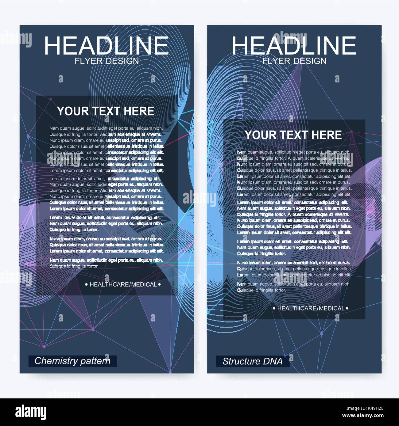 Leaflet flyer layout. Magazine cover corporate identity template ...