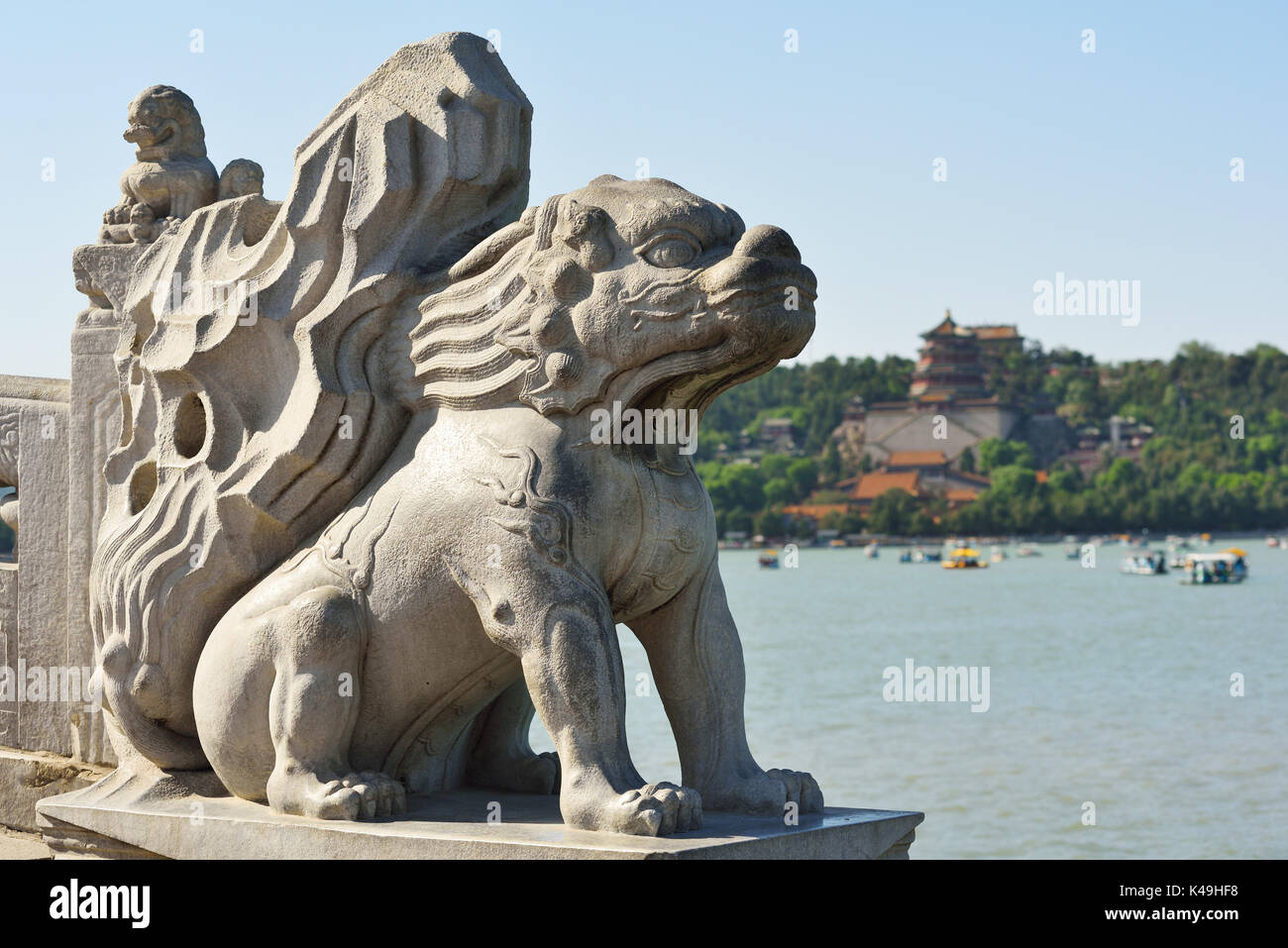 Summer palace scenery in Beijing,China Stock Photo - Alamy