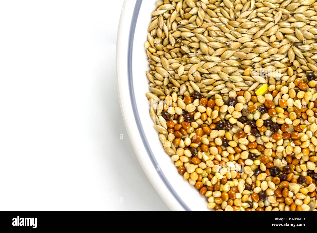 Closeup Millet dry seeds beautiful textured background Stock Photo - Alamy