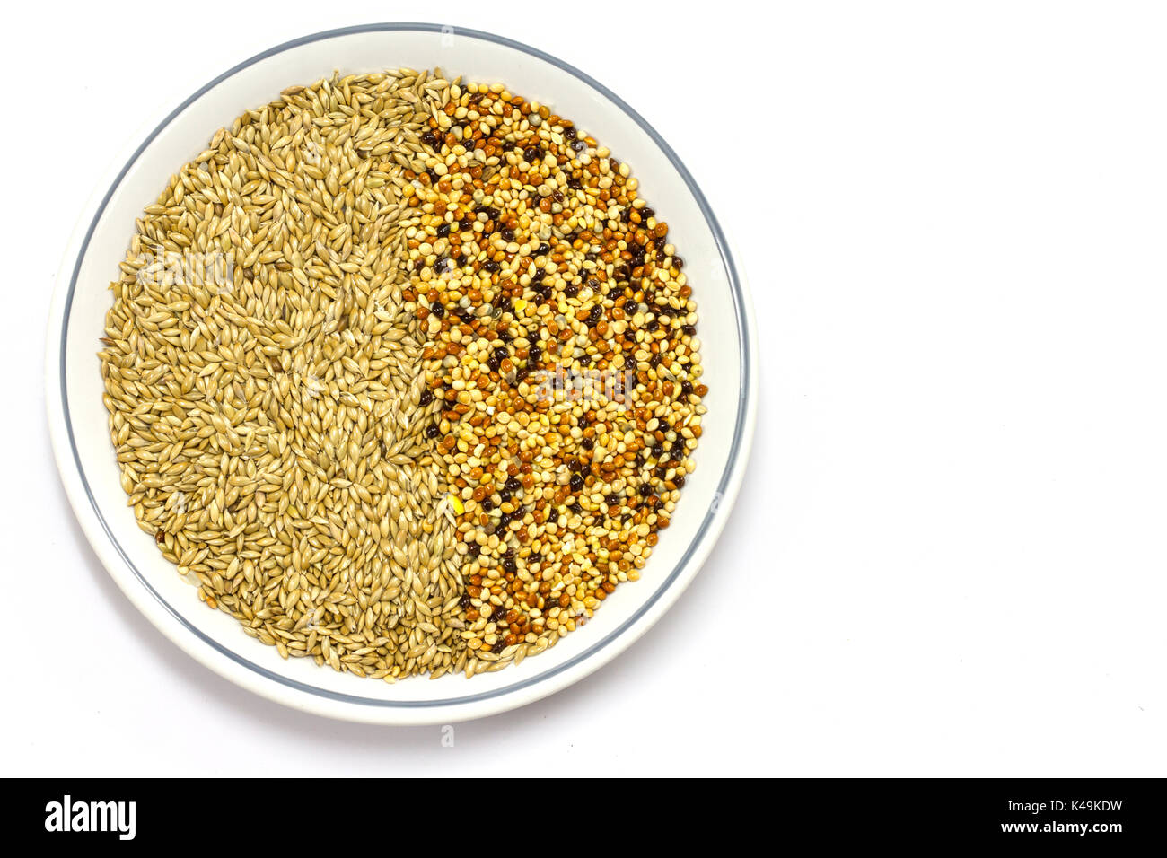 Closeup Millet dry seeds beautiful textured background Stock Photo - Alamy