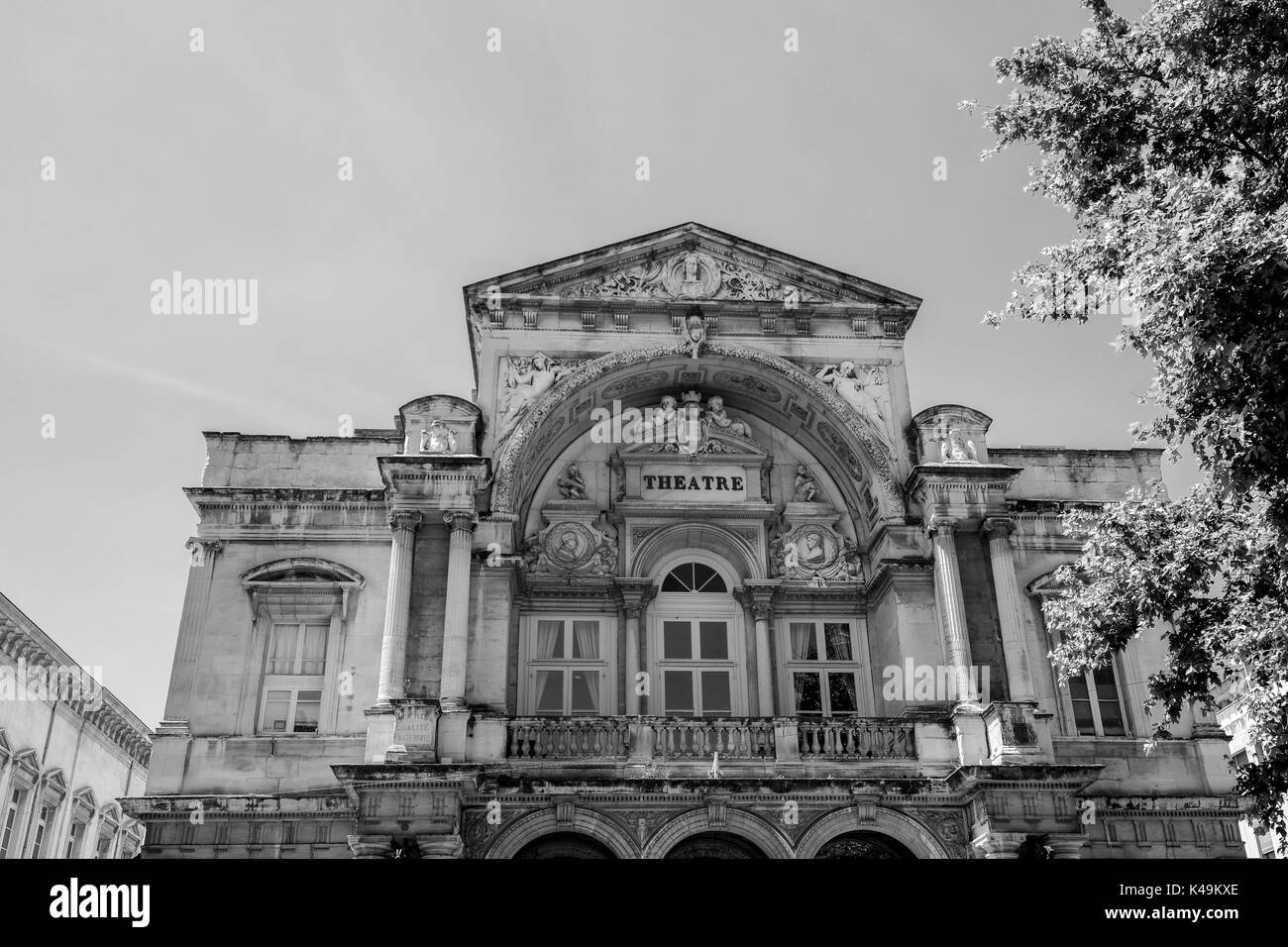 Old french theater hi-res stock photography and images - Alamy