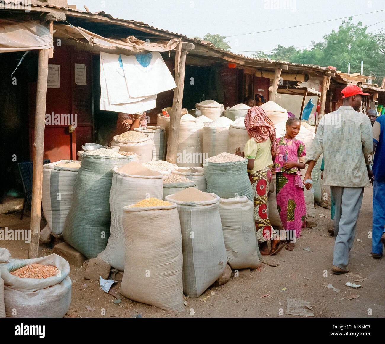 Street Market in Bamako, Mali Stock Photo - Alamy