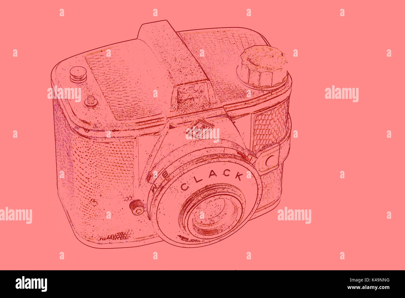 Agfa Clack Camera Stock Photo - Alamy