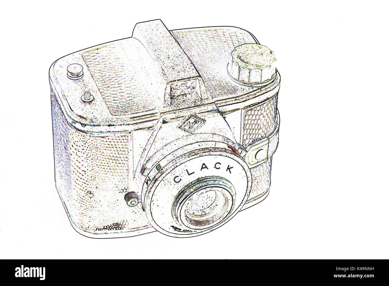 Agfa Clack Camera Stock Photo - Alamy