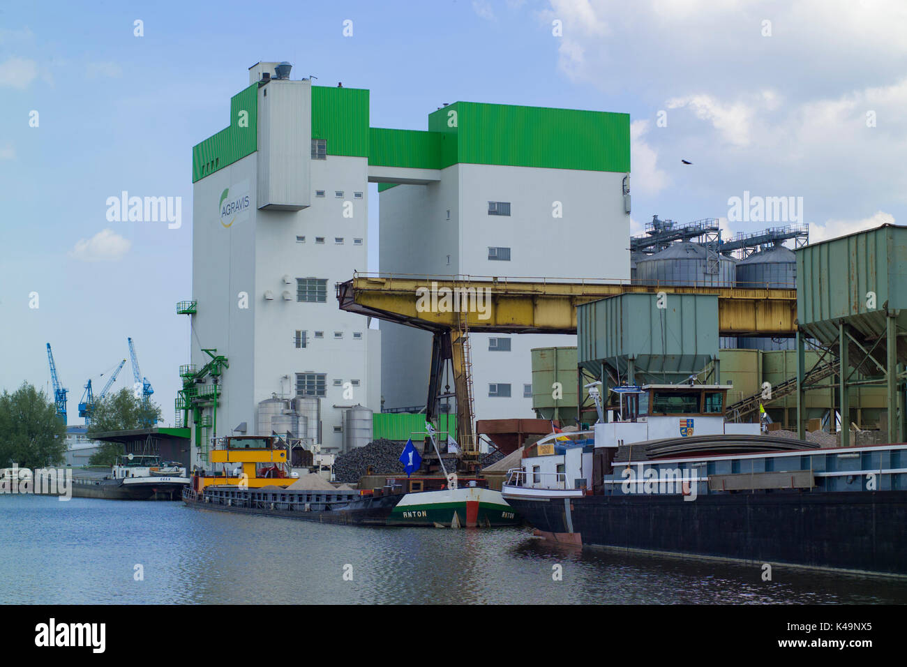 Concentrated Feed Factory Stock Photo - Alamy
