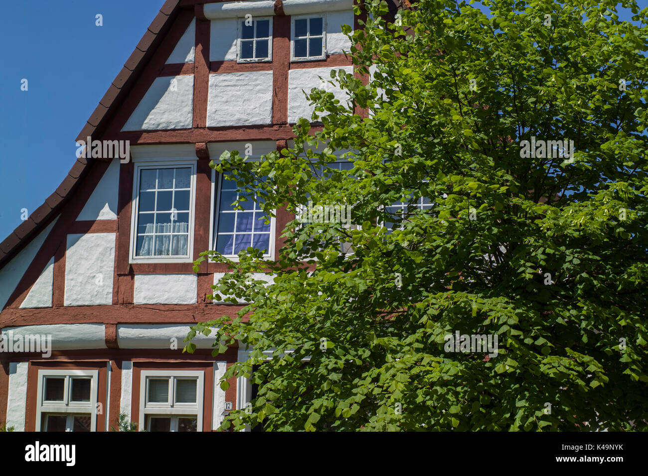 Hoya On The River Weser Stock Photo - Alamy