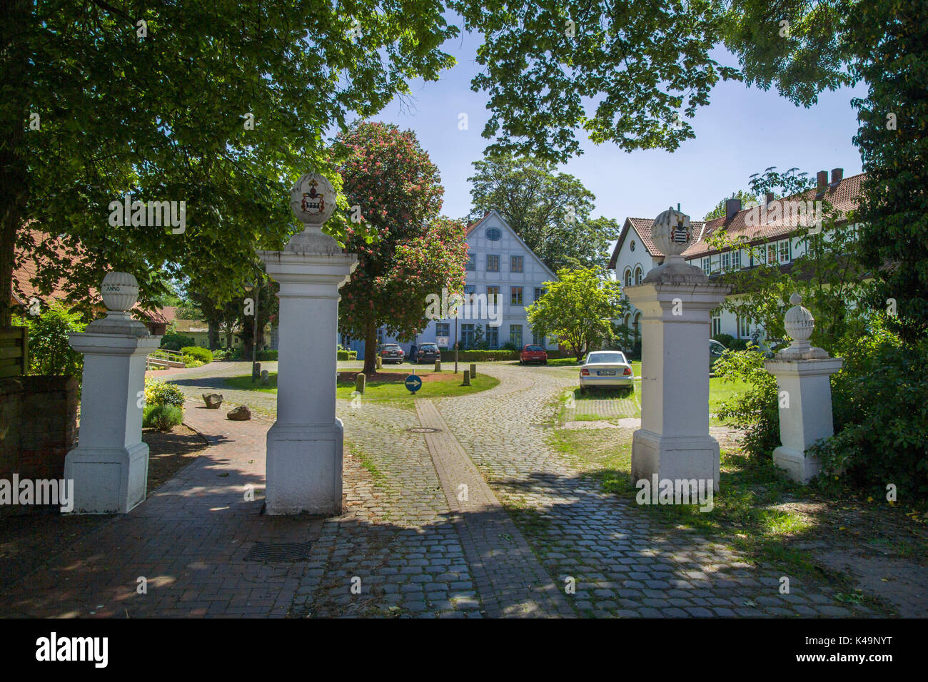 Hoya On The River Weser Stock Photo - Alamy