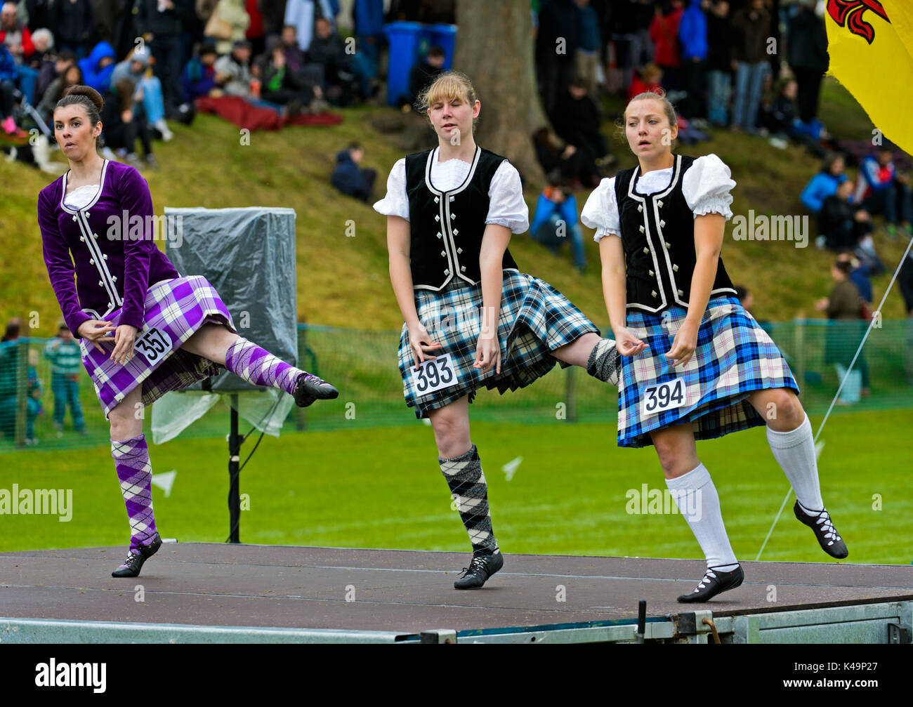 Traditional Scottish Highland Dancing Competition High Resolution Stock ...