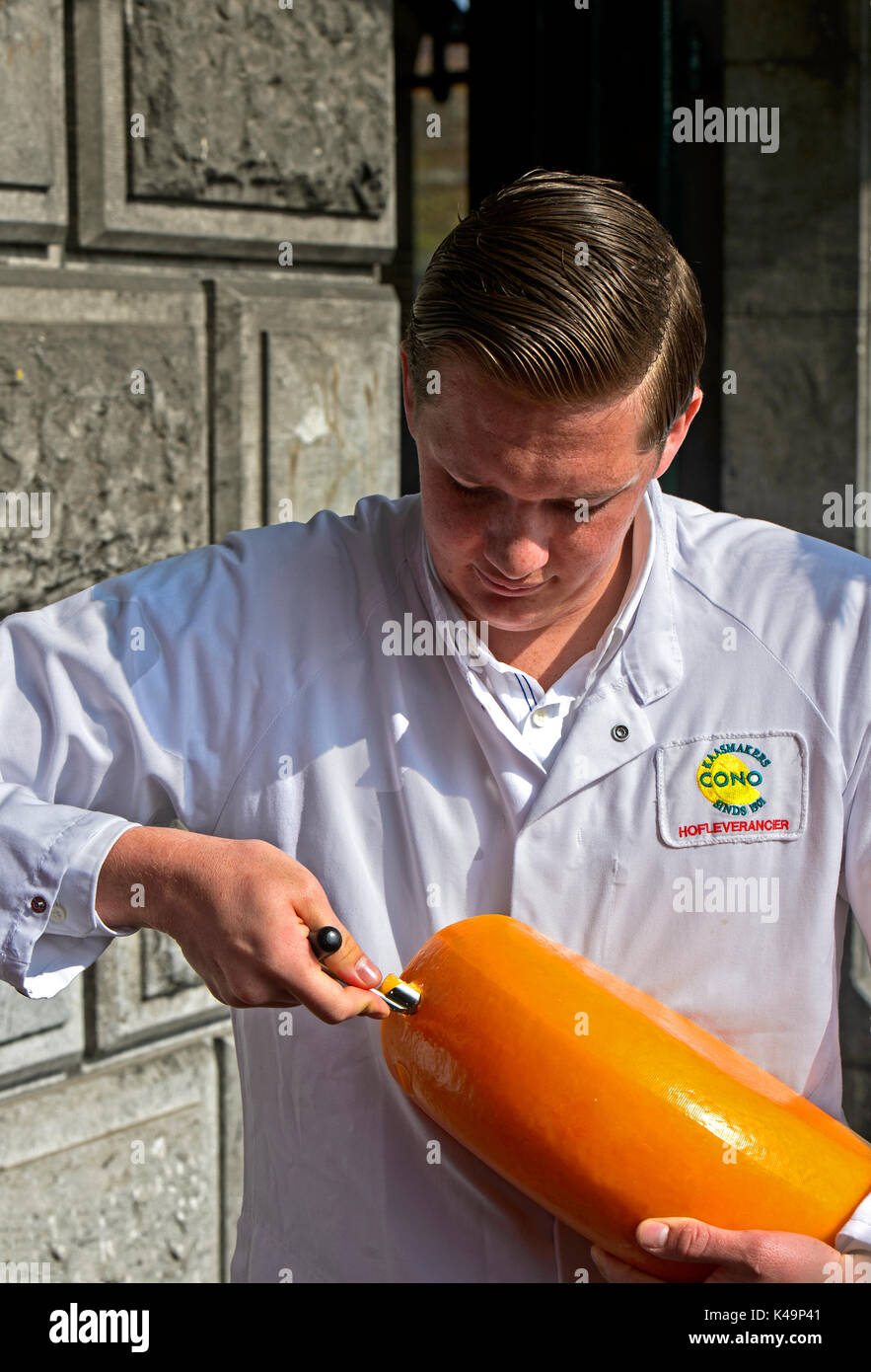 Controlling of cheese wheels hi-res stock photography and images - Alamy