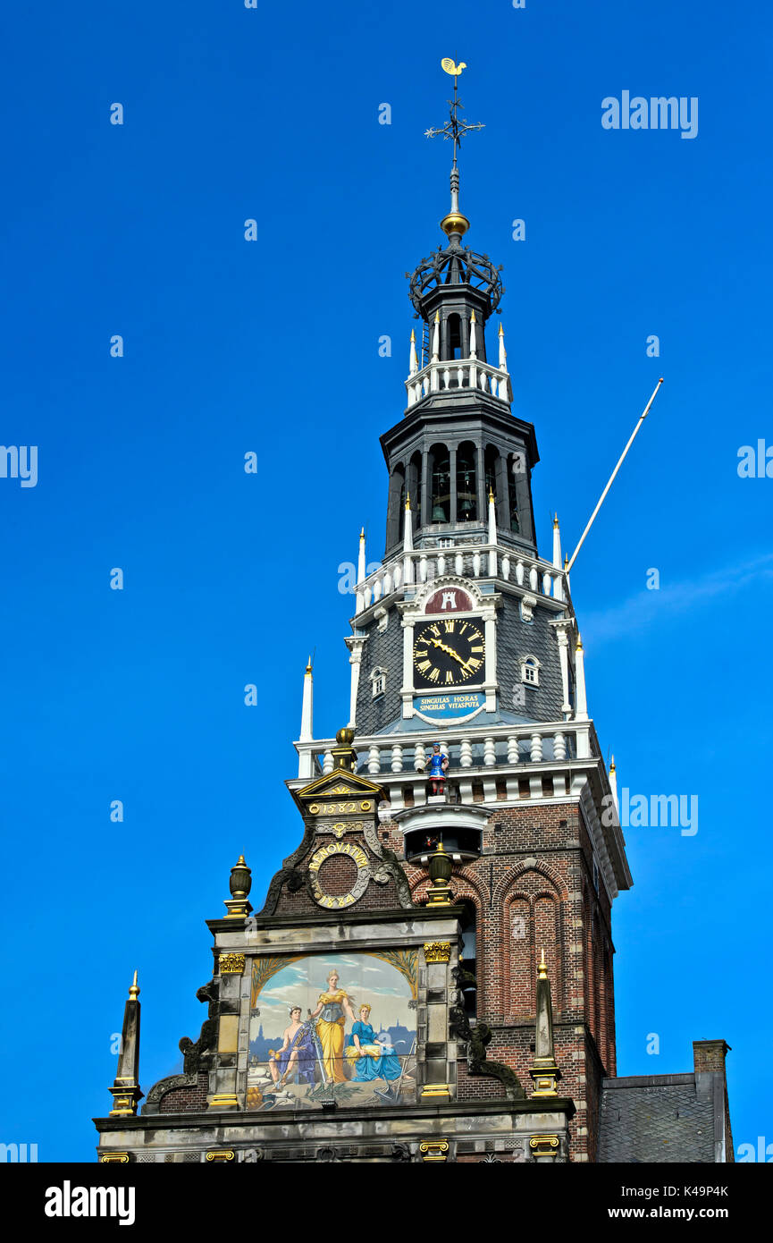 Tower Of The Weighing Building, Waaggebã Ude, Waaggebouw, Housing The ...