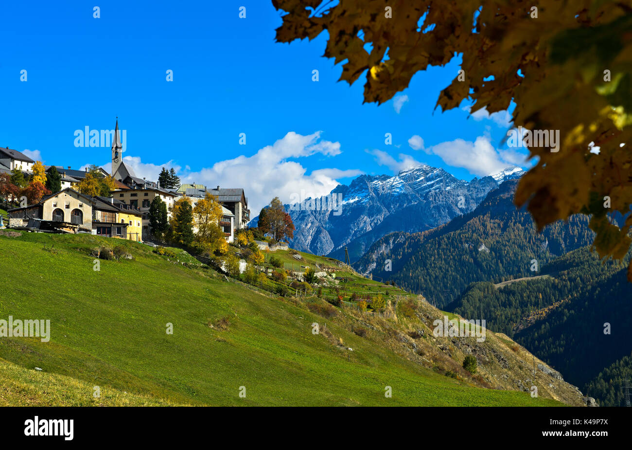 Guarda, Engadine, Graubunden,Switzerland Stock Photo - Alamy