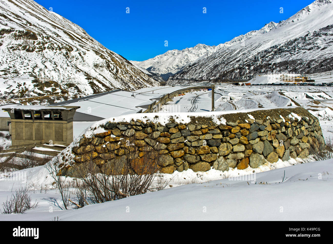 Alpine Alps Avalanche Protection Avalanches Bourg-Saint-Pierre Control ...