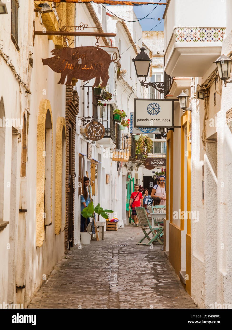 Tarifa white village hi-res stock photography and images - Alamy