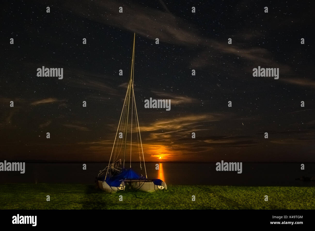 Sailing night light hi-res stock photography and images - Alamy