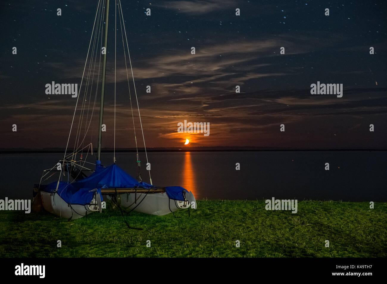 Sailing night light hi-res stock photography and images - Alamy