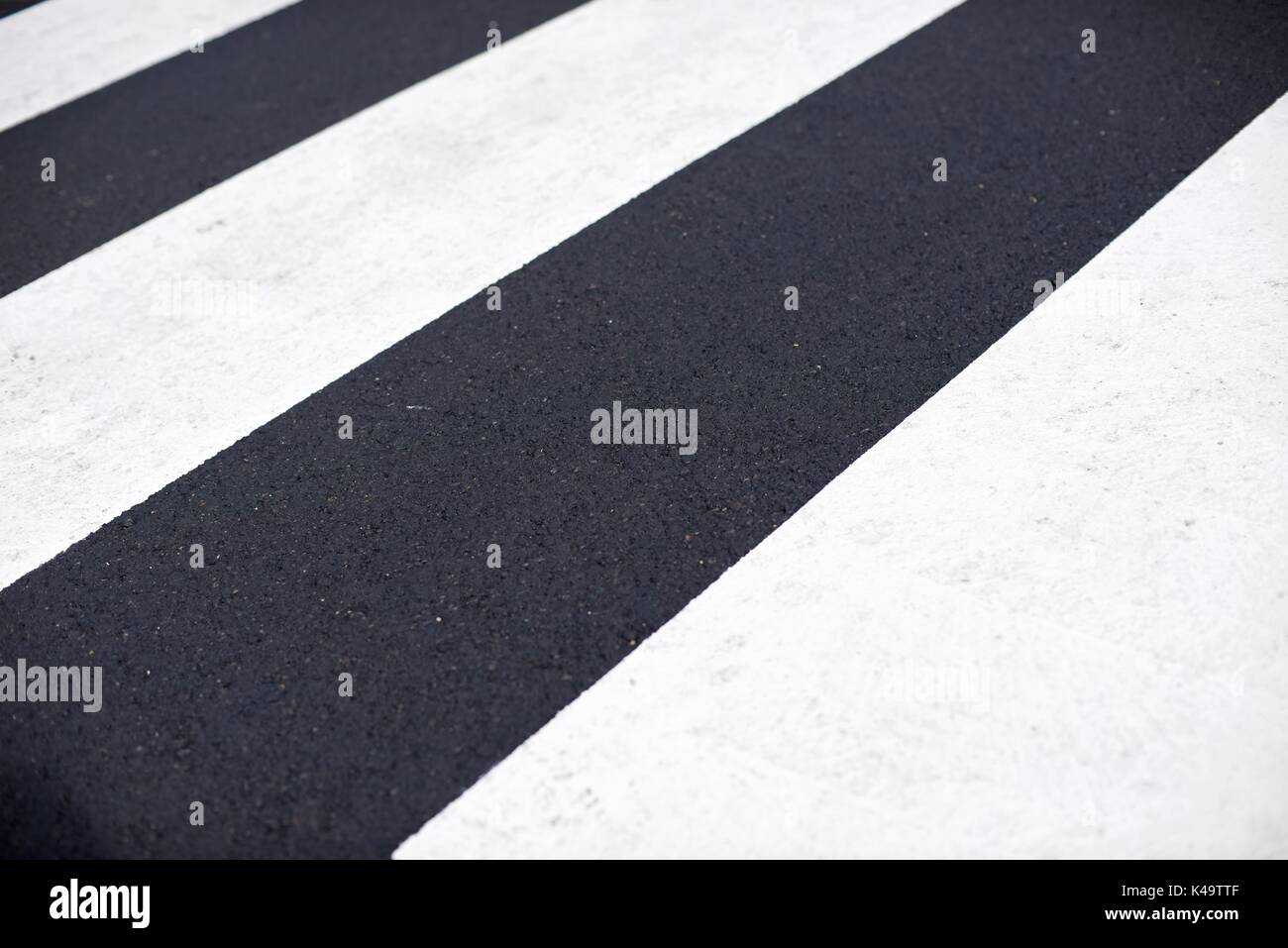 Zebra crossing intersection without hi-res stock photography and images ...