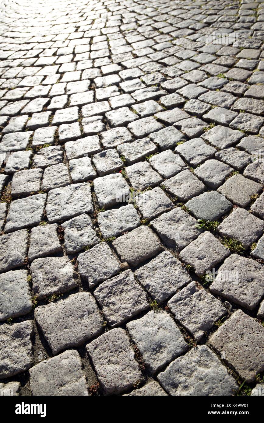 Floor of a street with stone tiles Stock Photo - Alamy