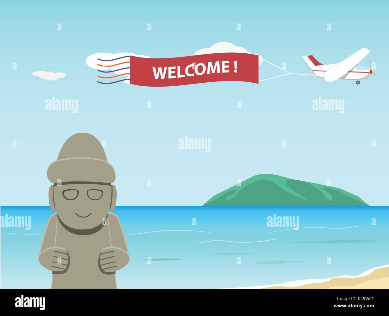 Jeju island korea dol hareubang hi-res stock photography and images - Alamy