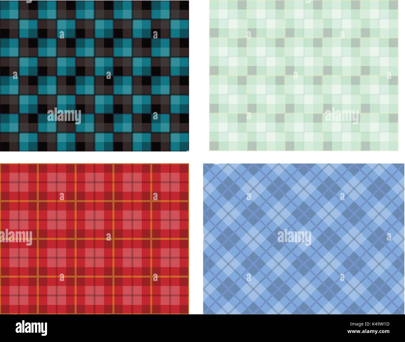 Seamless modern lumberjack pattern, vector design Stock Vector Image ...