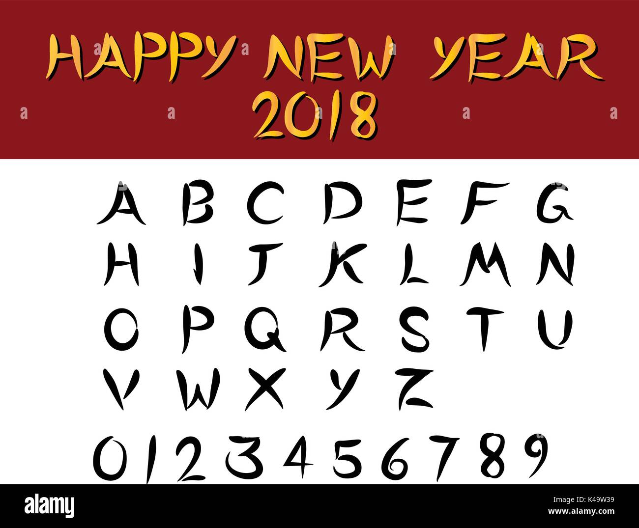 Chinese Font Style English Boundhon