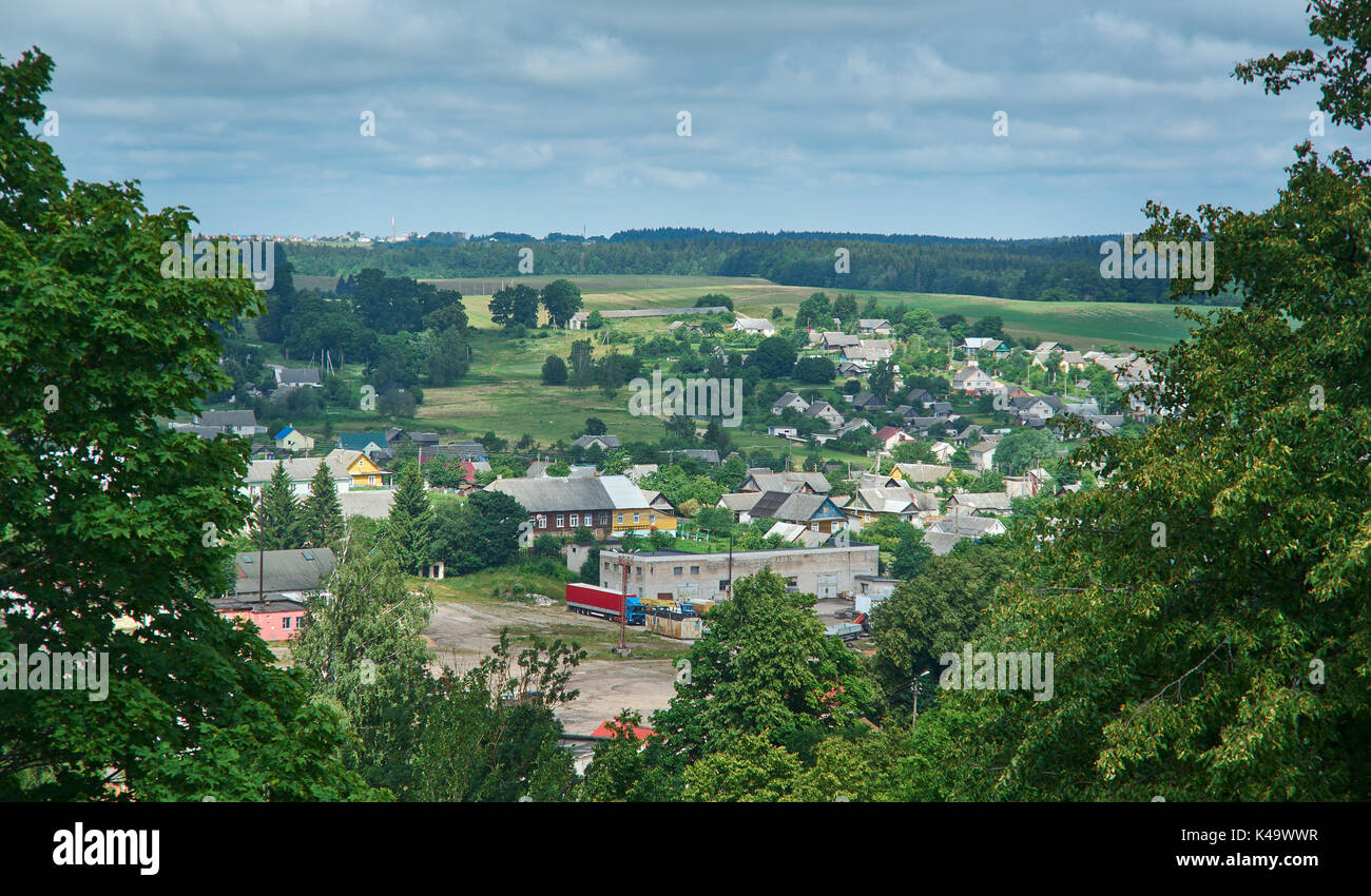 View of the old architecture in Novogrudok, Belarus, 6 July 2017 Stock ...