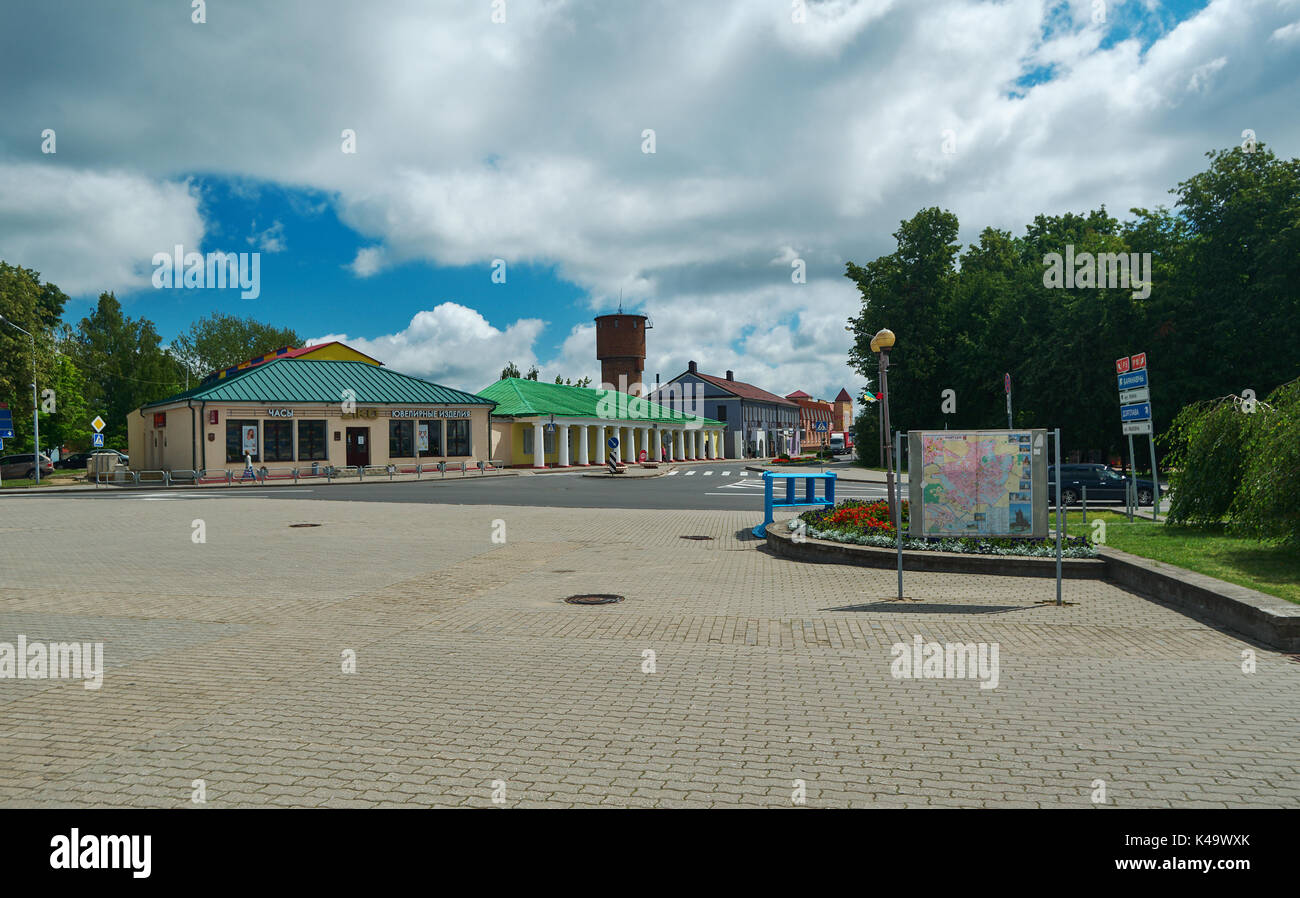View of the old architecture in Novogrudok, Belarus, 6 July 2017 Stock ...