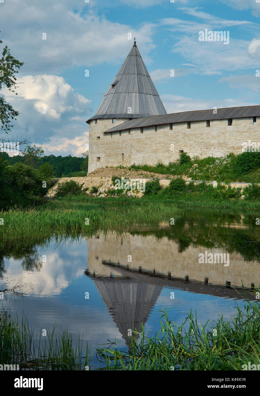Russian fortress Old Ladoga , Staraya Ladoga city.Volkhov region ...