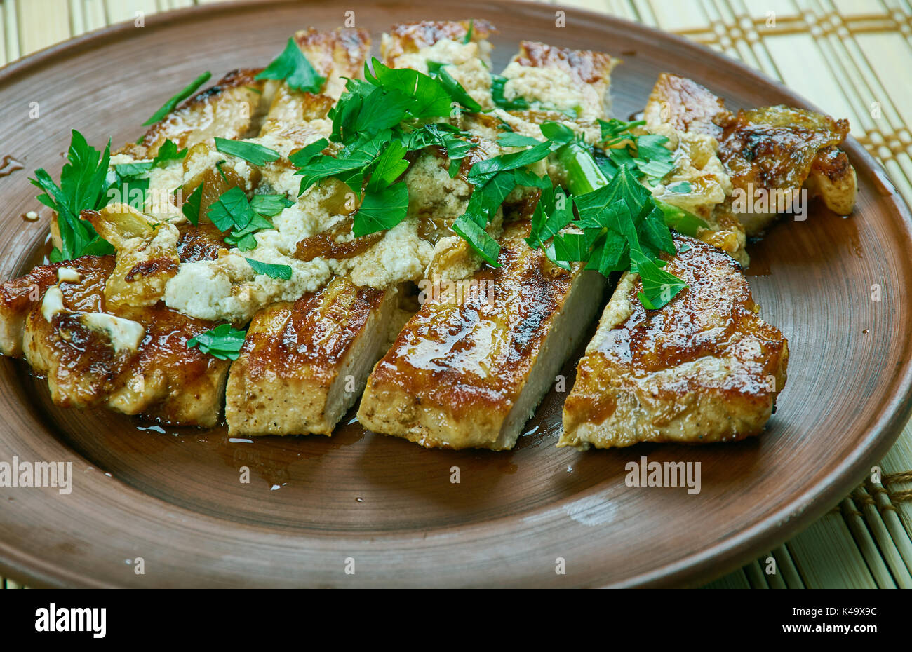 Pork Chop Agrodolce, Italian sweet and sour sauce made with honey and ...