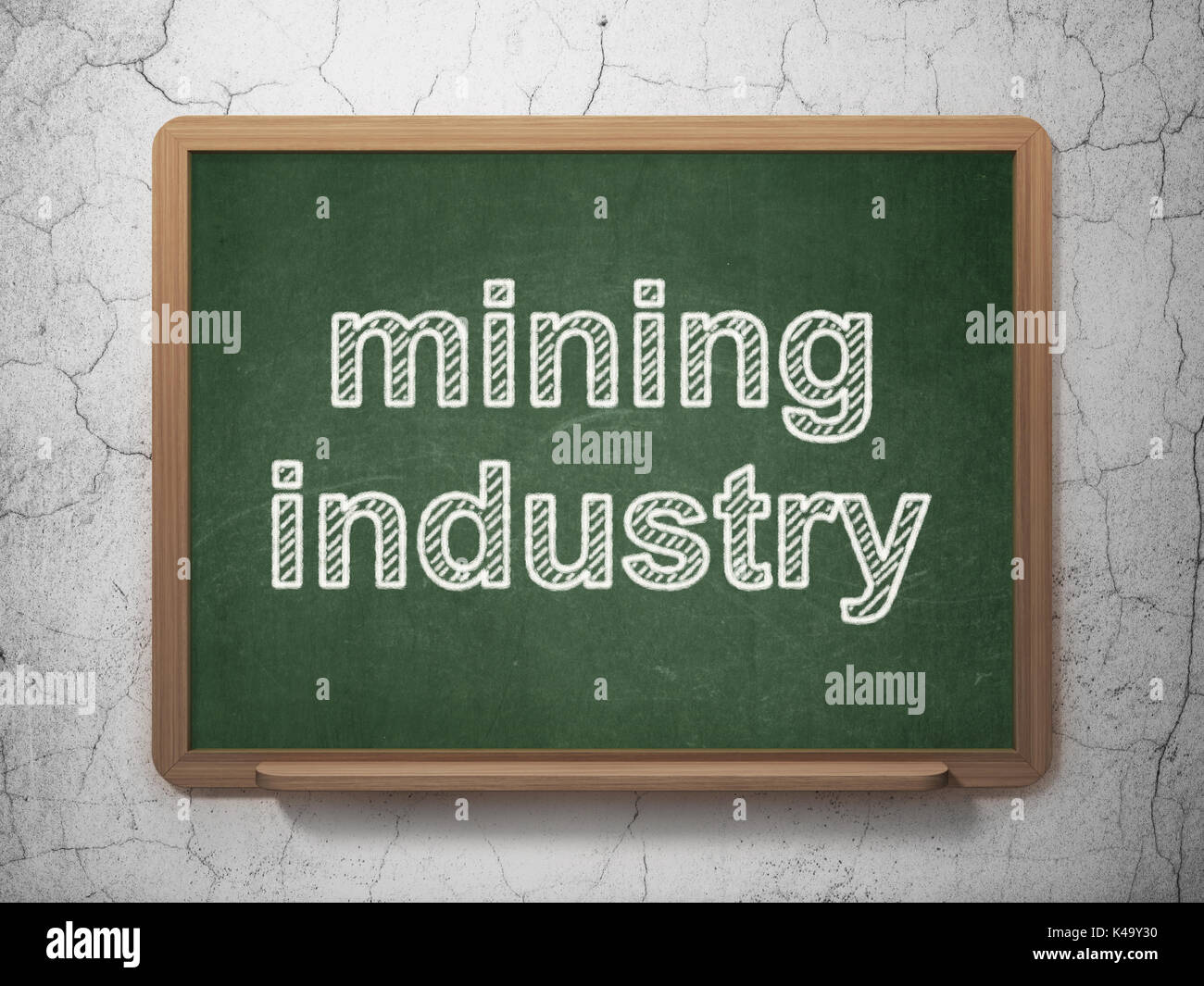 Industry concept: Mining Industry on chalkboard background Stock Photo ...
