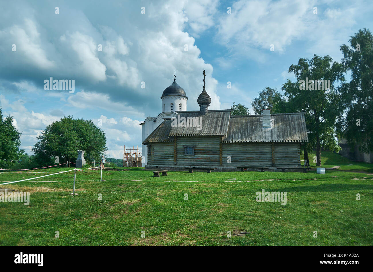Russian fortress Old Ladoga , Staraya Ladoga city.Volkhov region ...