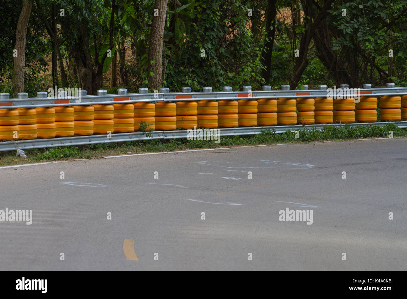 The road guardrail hi-res stock photography and images - Alamy