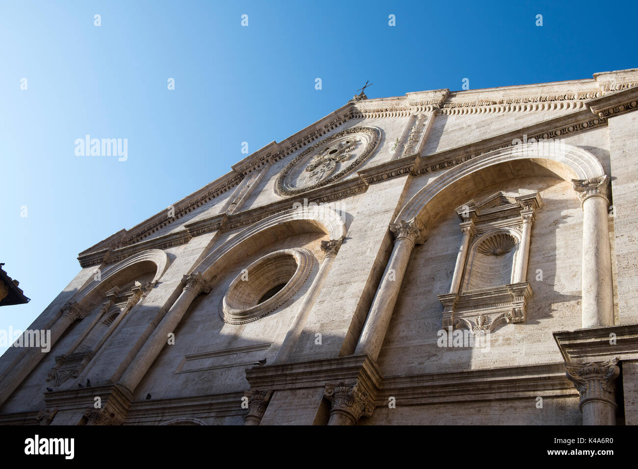 Pienza village the cathedral hi-res stock photography and images - Alamy
