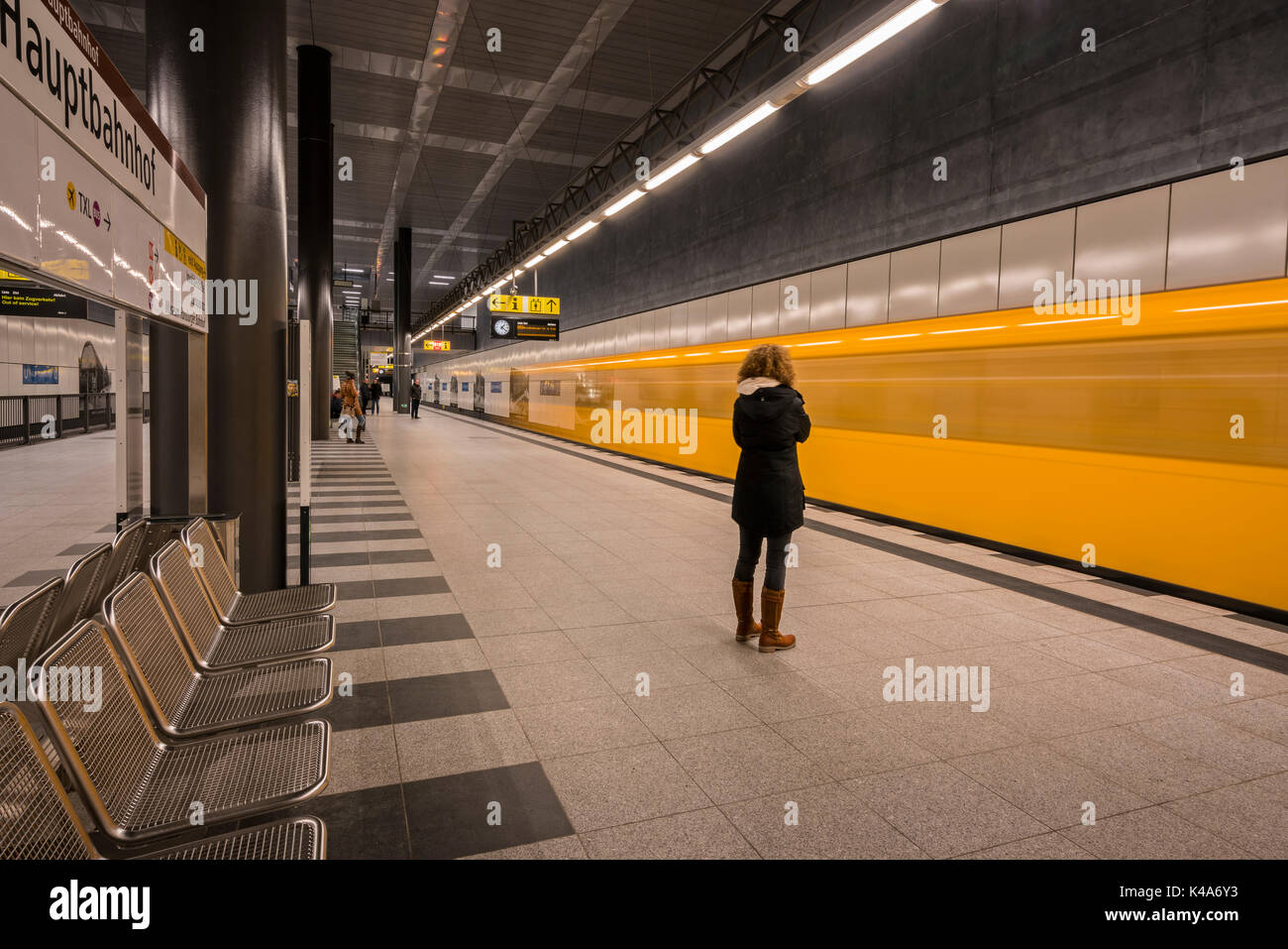 Subway In Berlin Stock Photo - Alamy