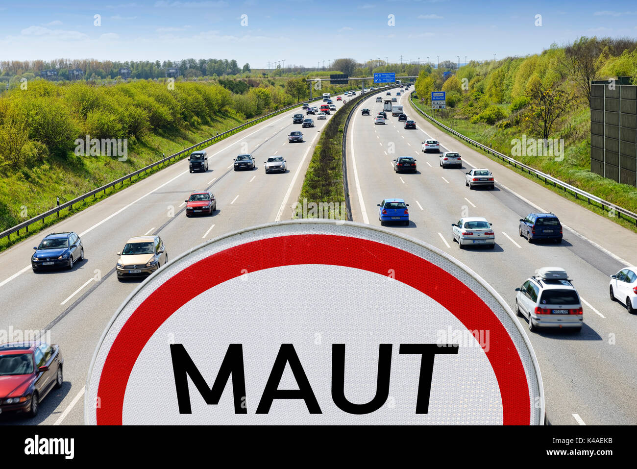 Highway Car Toll Sign Germany High Resolution Stock Photography and ...