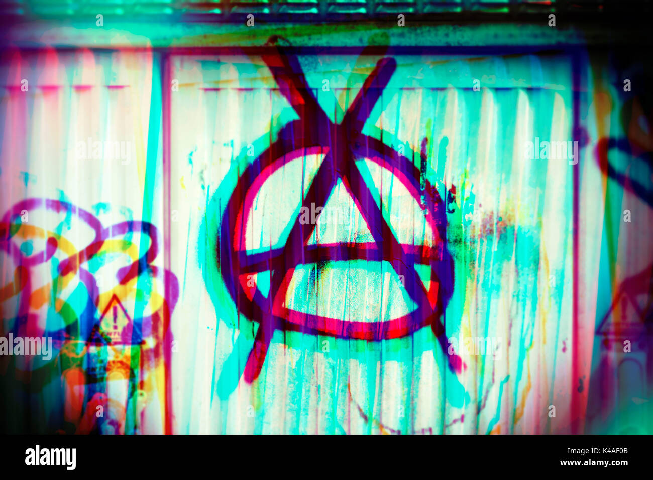 Anarchist sign hi-res stock photography and images - Alamy