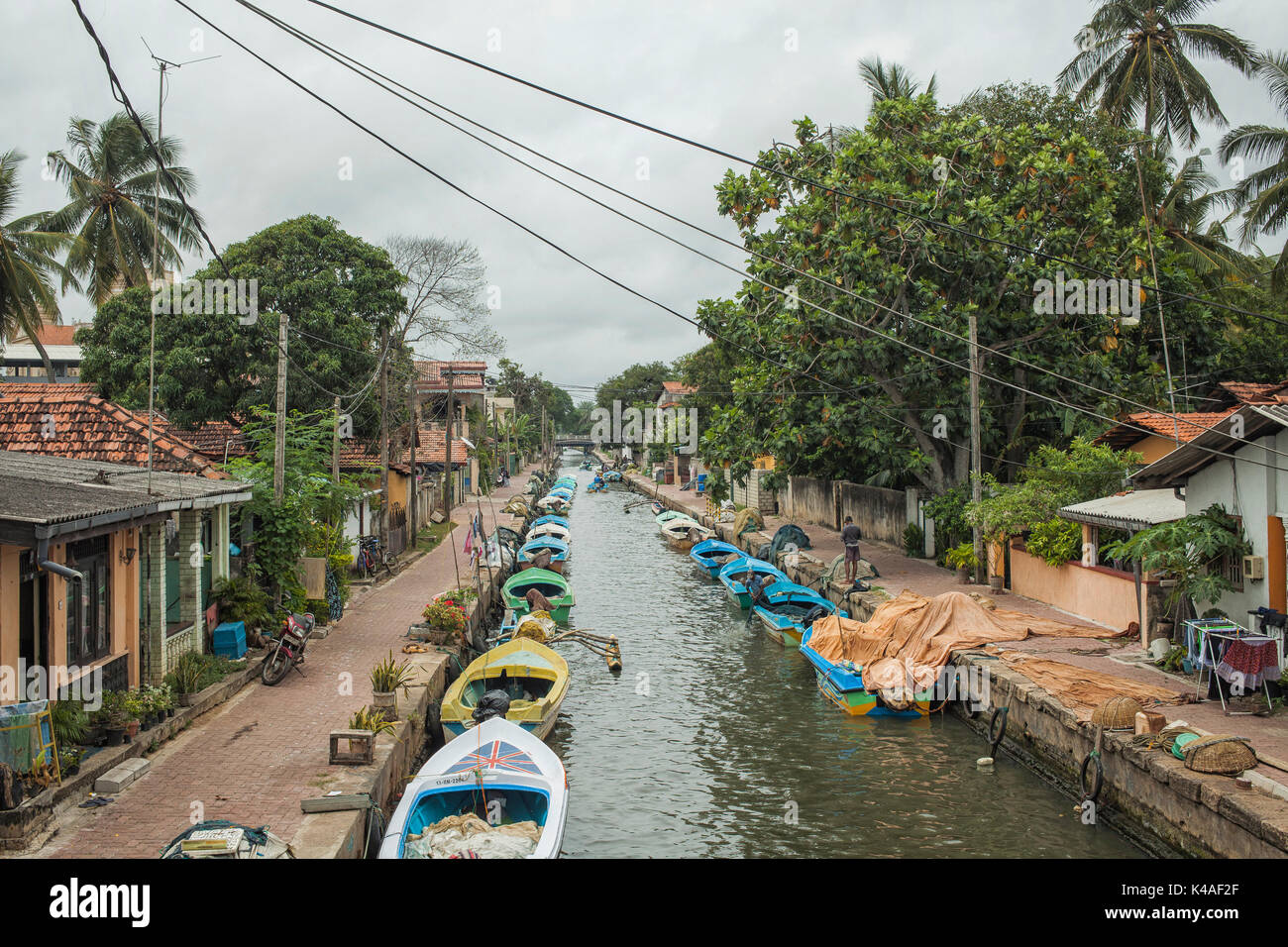 The Dutch colonial Hamilton canal in Negombo, Sri Lanka Stock Photo - Alamy