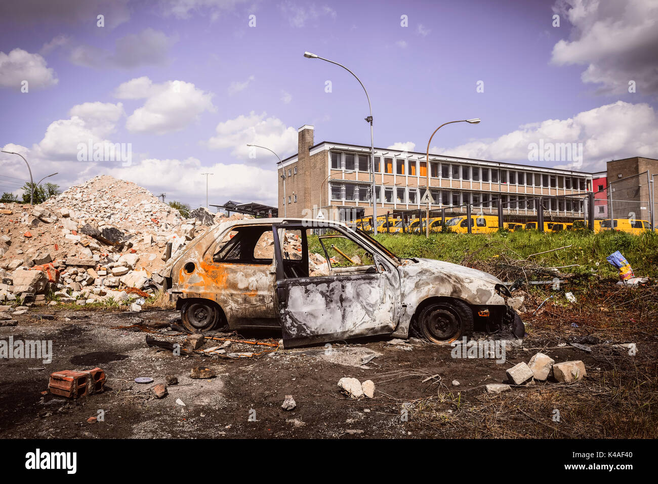 Burnt Rubble High Resolution Stock Photography and Images - Alamy