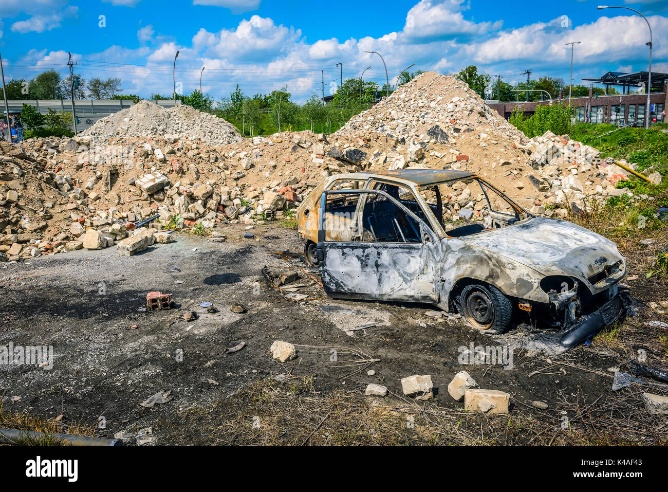 Burnt Rubble High Resolution Stock Photography and Images - Alamy