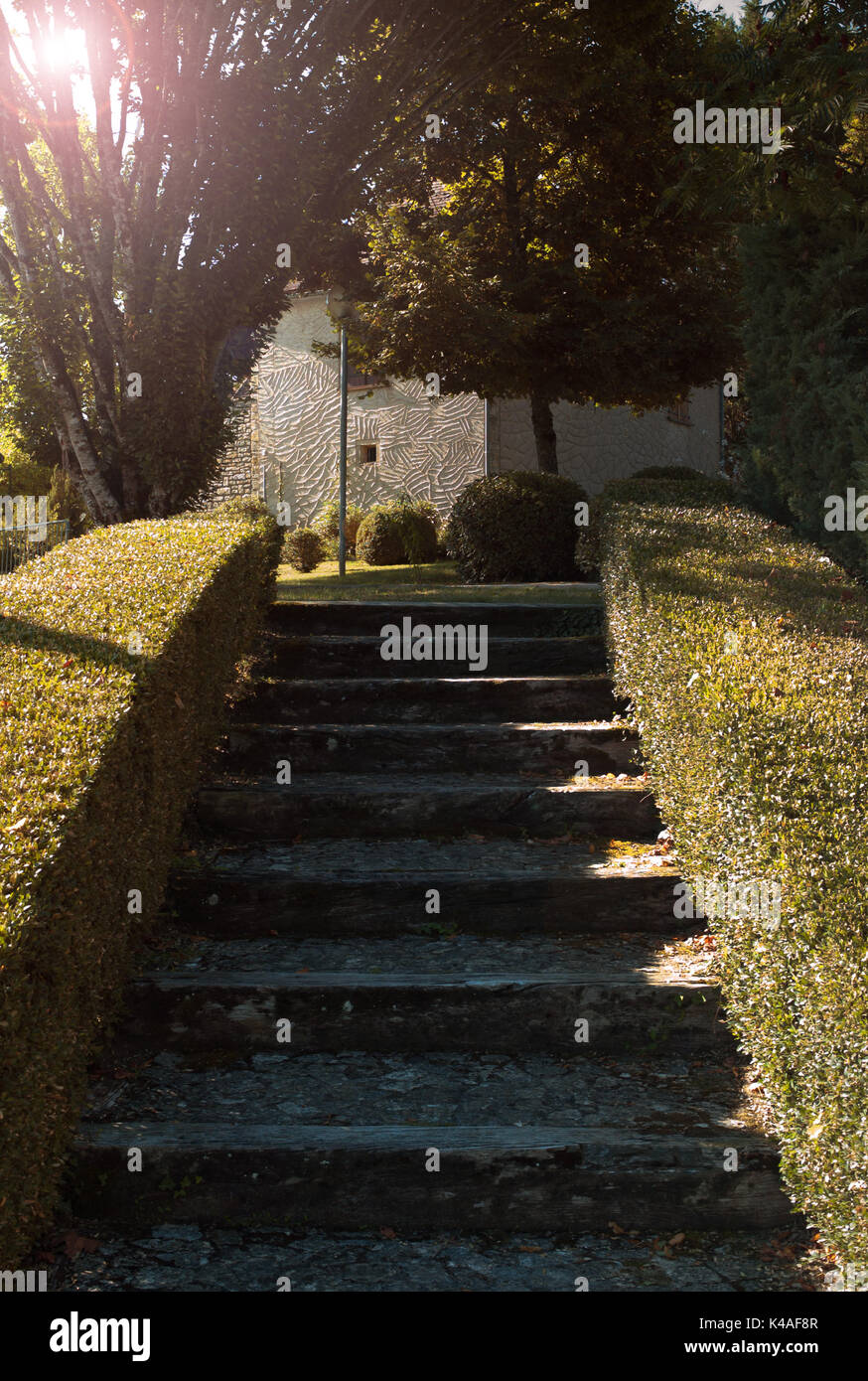 Hedges steps hi-res stock photography and images - Alamy