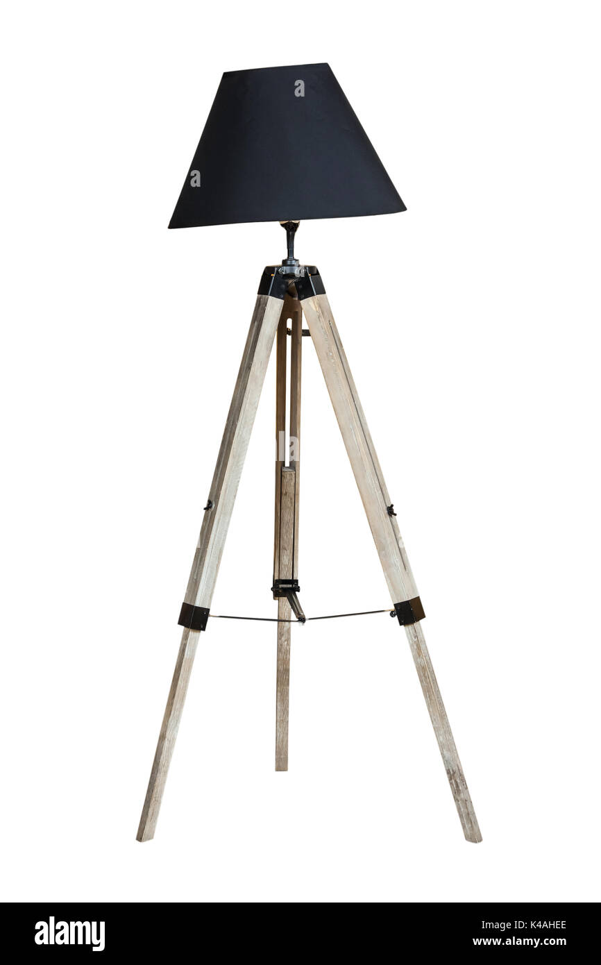 Modern table lamp isolated on white background Stock Photo - Alamy