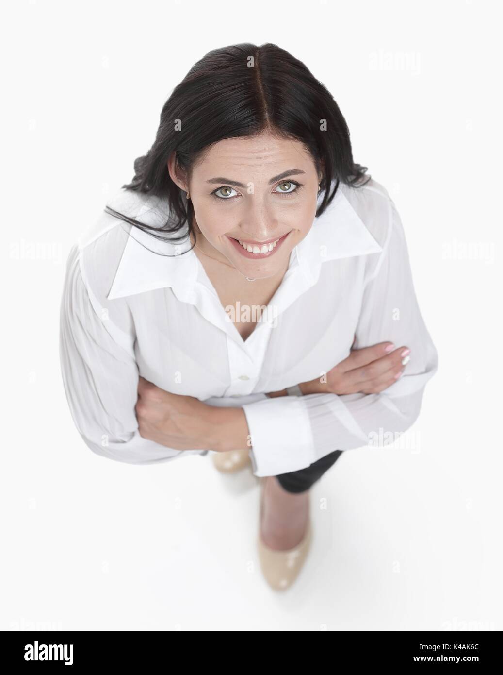From above attractive young Cut Out Stock Images & Pictures - Alamy