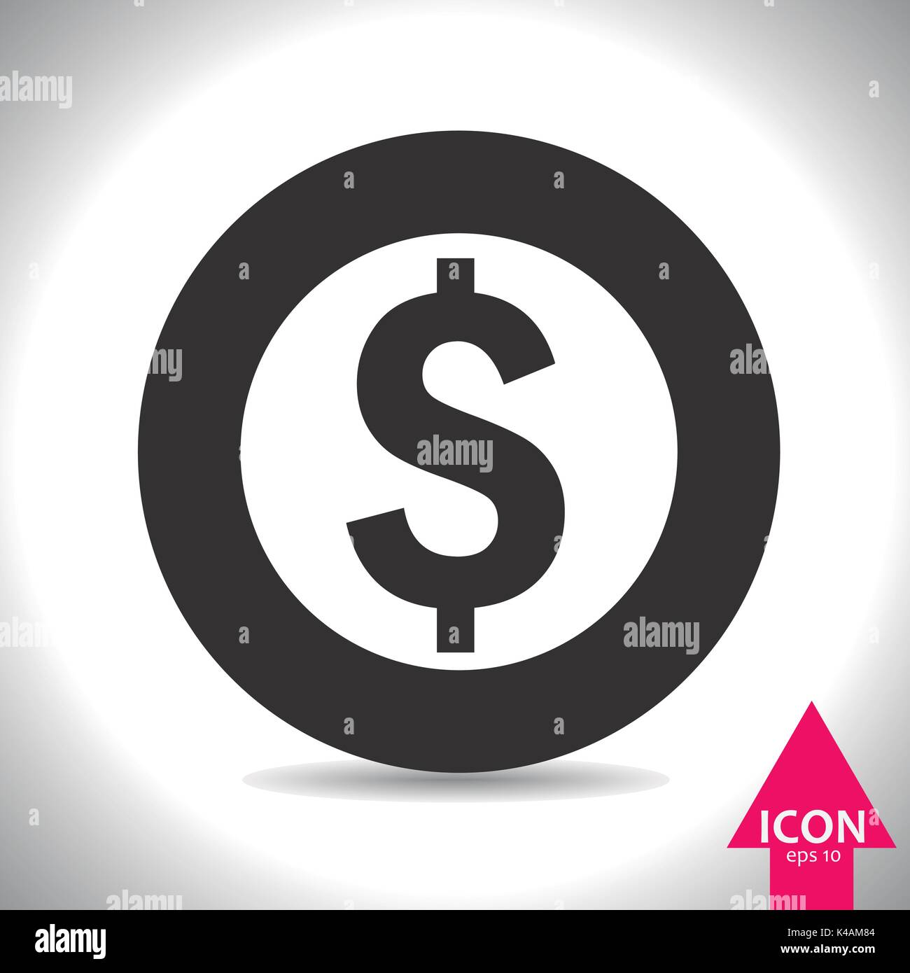 Dollar icons hi-res stock photography and images - Alamy